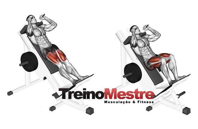 Agachamento no Hack Machine, execução correta e músculos trabalhados