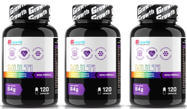 Multivitamínico da Growth Supplements é bom? Confira! - Treino Mestre