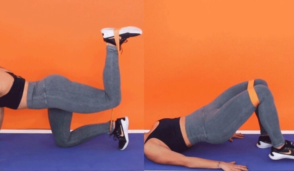 9 Exercícios para glúteos com mini band (Ficha de treino completa ...