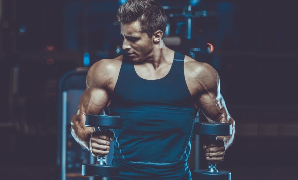 Lista de Exercícios de Ombros com Halteres mais ficha de Treino